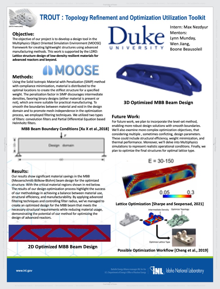 Intern Poster Session - Nuclear Operations